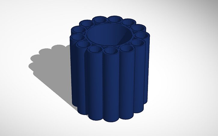 3D design Simple Pencil Holder | Tinkercad