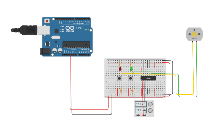 Circuit design CPU Fan - Tinkercad
