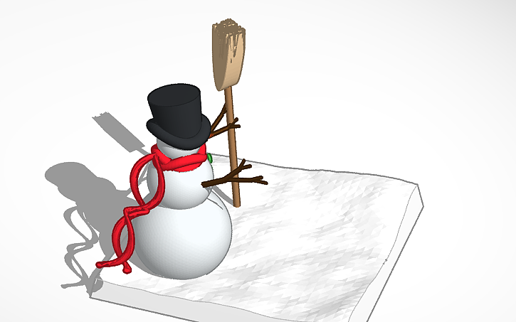 3D design Snowman 2022 - Tinkercad