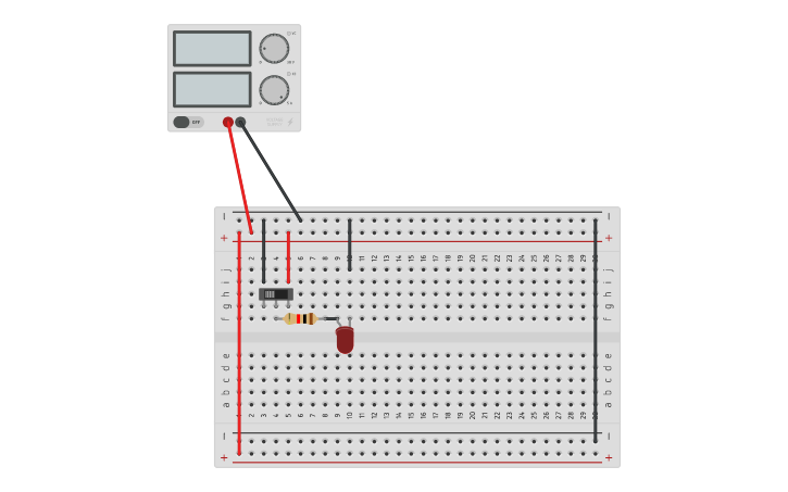 Circuit design Tarefa 1 | Tinkercad