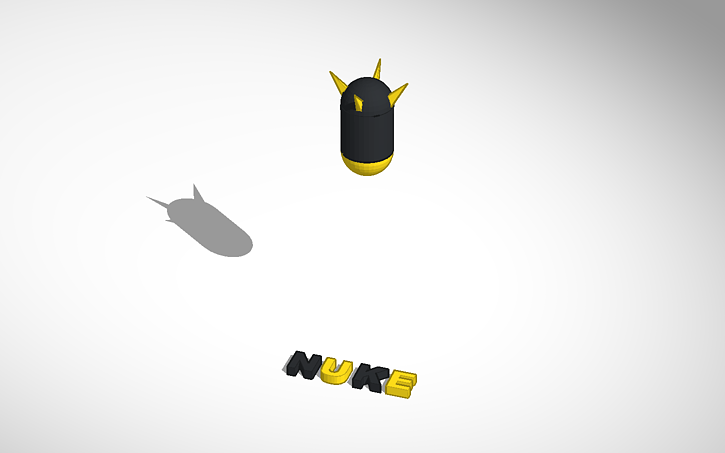 3D design NUKE - Tinkercad
