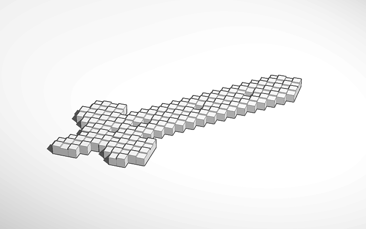 3D design Terraria Excalibur - Tinkercad