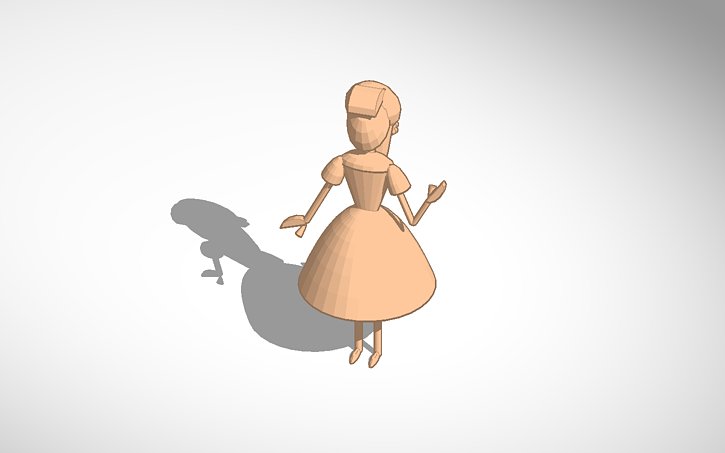 3D design girl - Tinkercad