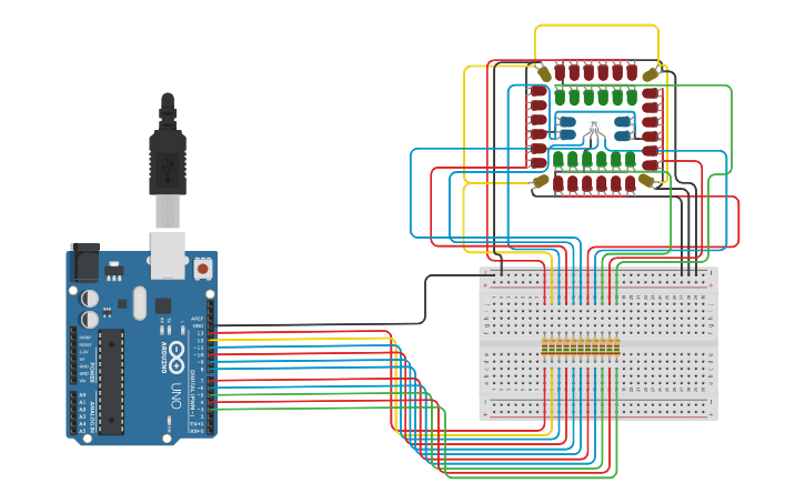 Circuit design kapoy na ko wiring sir huhu | Tinkercad