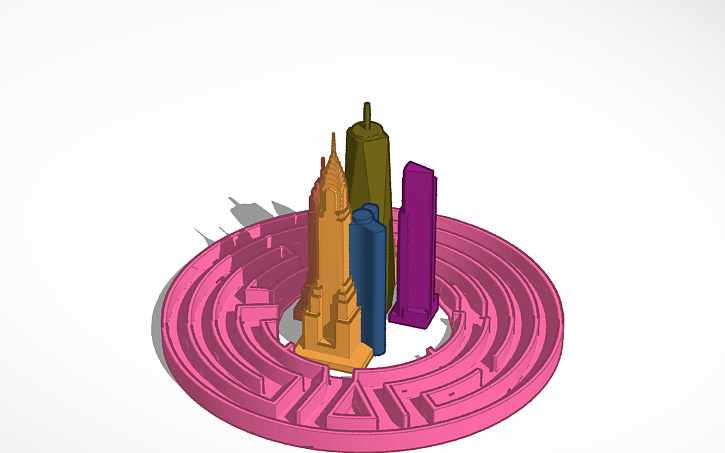 3D design Maze runner - Tinkercad