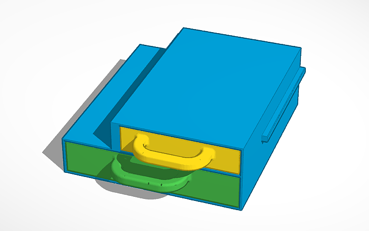 3D design Ender 3 Pro drawer - Tinkercad