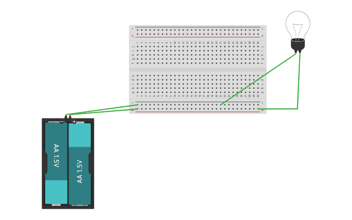 Circuit design salida en los circuitos - Tinkercad