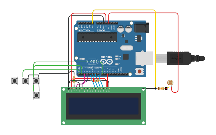 Circuit design CLOCK - Tinkercad