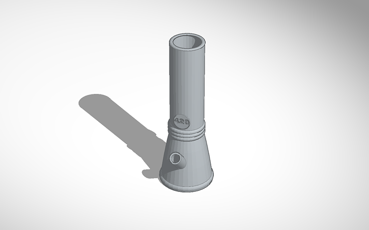 3D design 420 Bong - Tinkercad