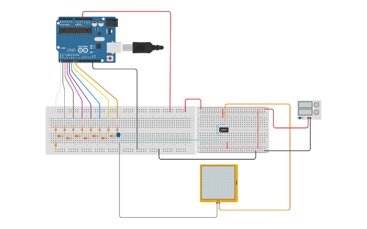 Circuit design Lab Exercise 6 - Op-Amp Buffer - Tinkercad