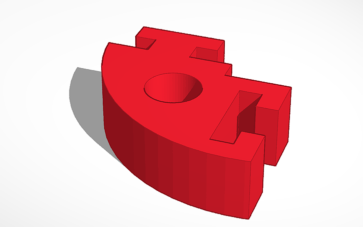 3D design RCP 50 90 Grad Ecke V2 - Tinkercad