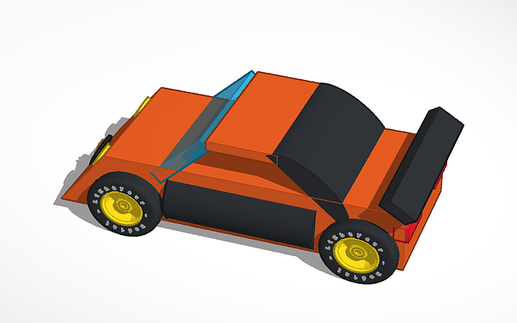 3D design sport car - Tinkercad