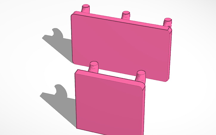 3D design pegboard hook - Tinkercad