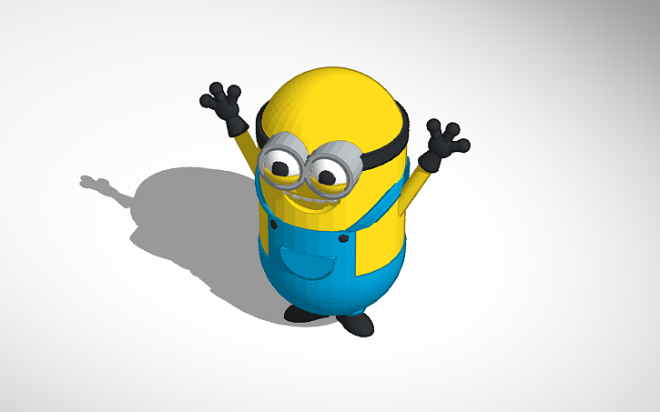 3D design Minion - Tinkercad