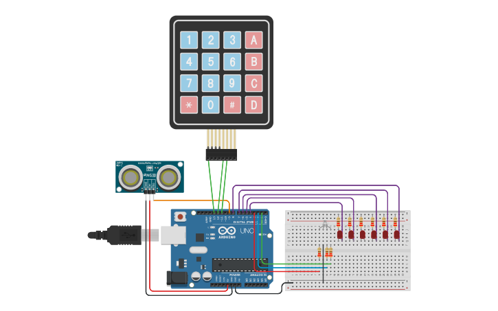 Circuit design Copy of Led RGB Con Arduino - Tinkercad