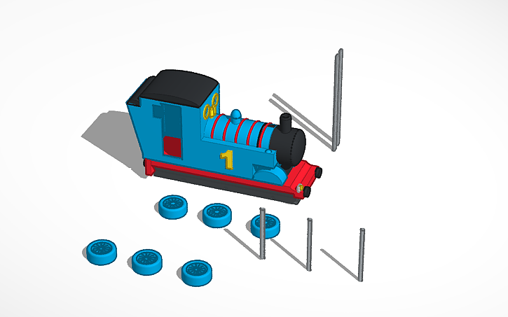 3D design Train - Tinkercad