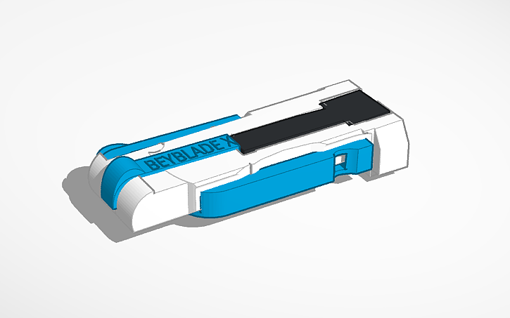 3D design Beyblade x launcher grib - Tinkercad