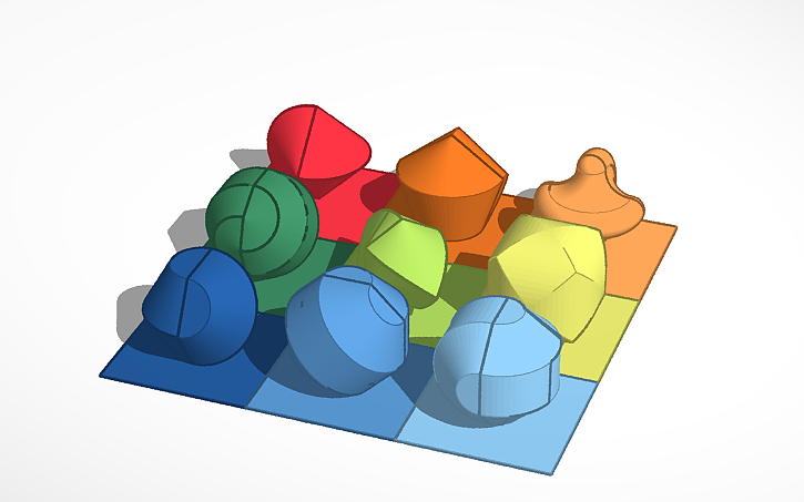 3D design Rollable shapes - Tinkercad