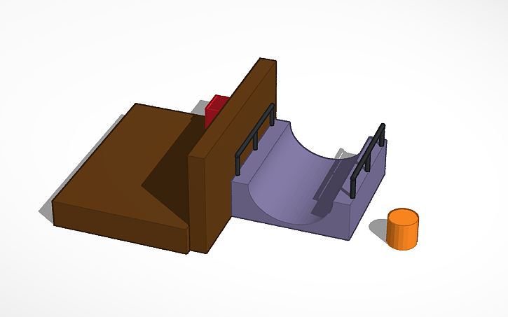 3D design skate park - Tinkercad