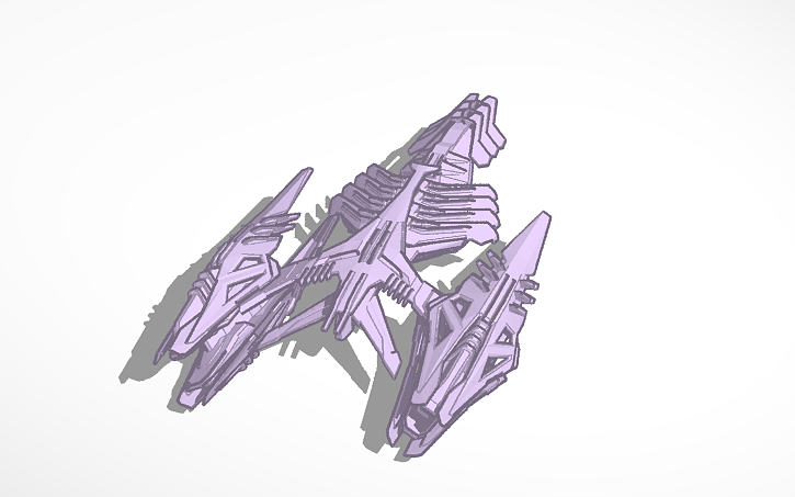 3D design Viriax heavy frigate | Tinkercad