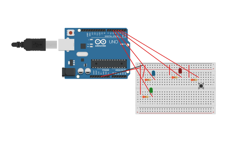 Circuit design EXP#1 Part(4) | Tinkercad
