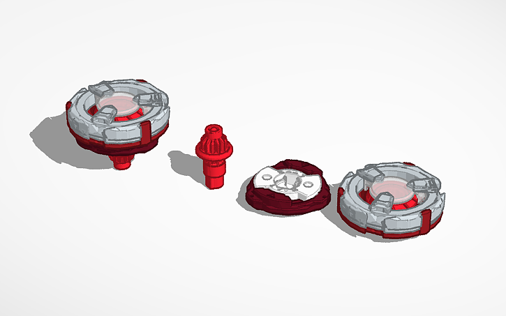 3D design beyblade x Dread Demon King 3-60 p R - Tinkercad