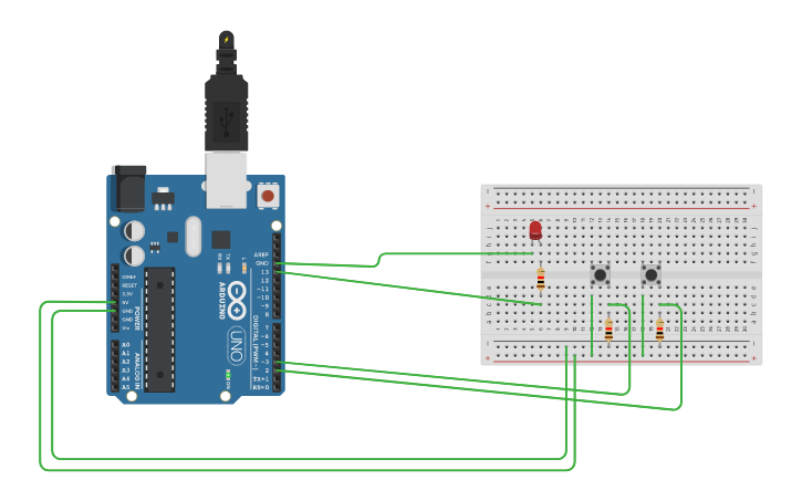 Circuit design ActachInterrupt | Tinkercad