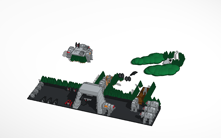 3D design star wars base | Tinkercad