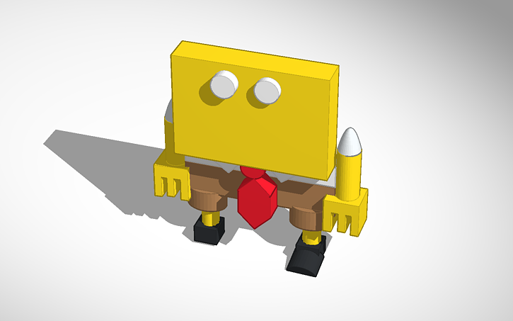 3d Design Rubens Spongebob Tinkercad