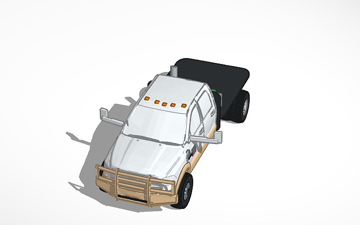 3D design 2010 Dodge Ram 3500 ranch truck - Tinkercad