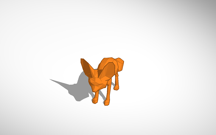 3D design Fox - Tinkercad
