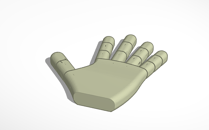 3D design The so called bionic hand - Tinkercad