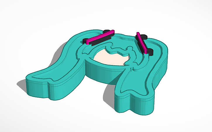3D design Hatsune Miku - Tinkercad