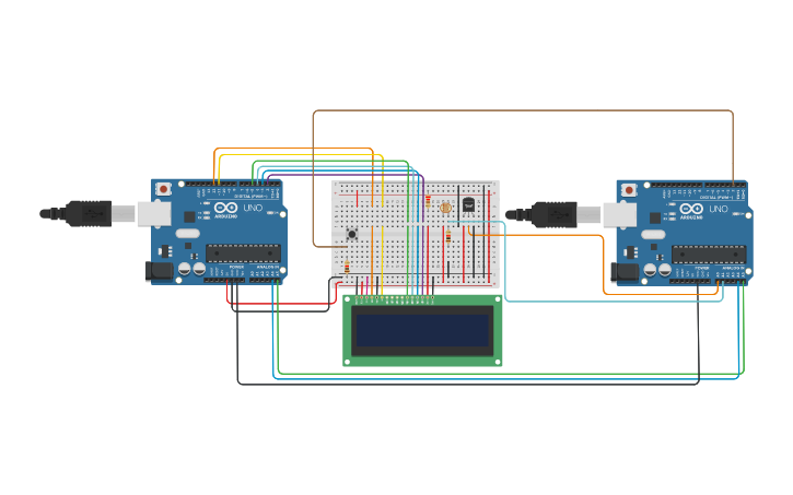 Circuit Design 1 2 Arduino Communication I2c Ree Tinkercad