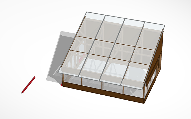 3D design Greenhouse - Tinkercad