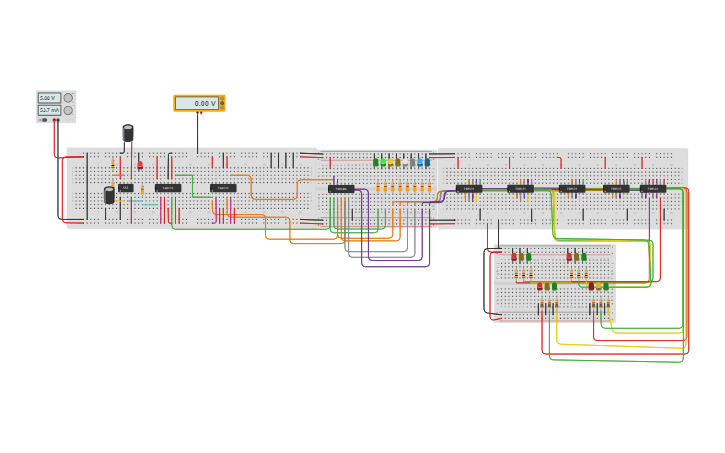 Circuit Design Traffic Light Tinkercad