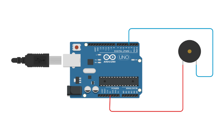 Circuit design Star Wars Piezo Buzzer - Tinkercad