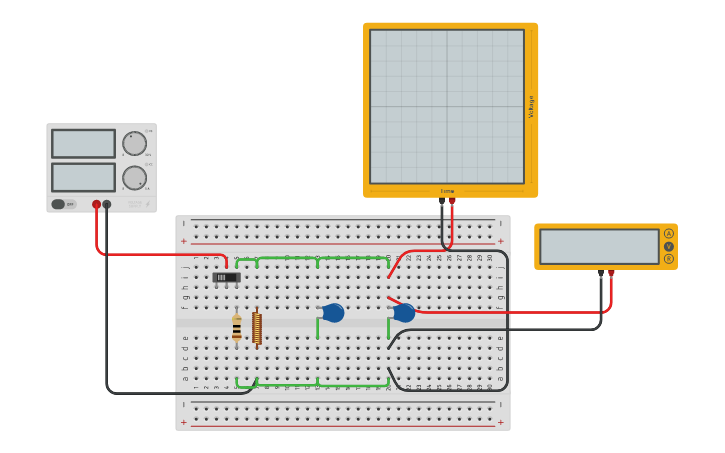 Circuit design Circuito RLC - Tinkercad