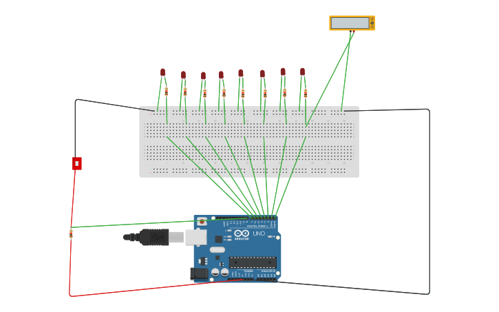Circuit design exerc_4_4.c | Tinkercad