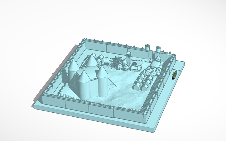 3D design frozen fort | Tinkercad