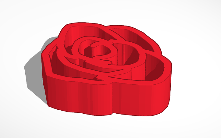 3D design Rose | Tinkercad