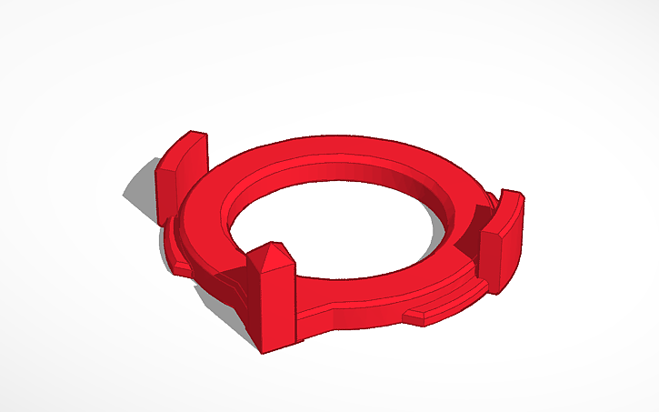 3D design Beyblade Burst Level Chip - Tinkercad