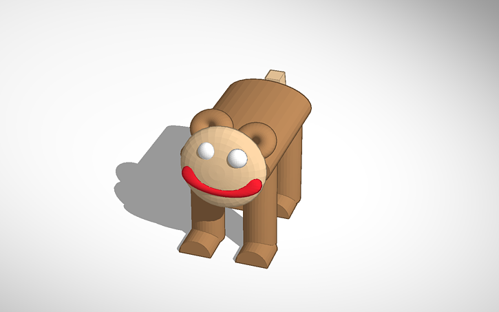 3D design dog - Tinkercad