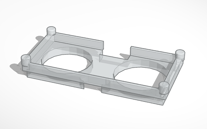 3D design Tank - Ultrasonic Sensor Mount - Tinkercad