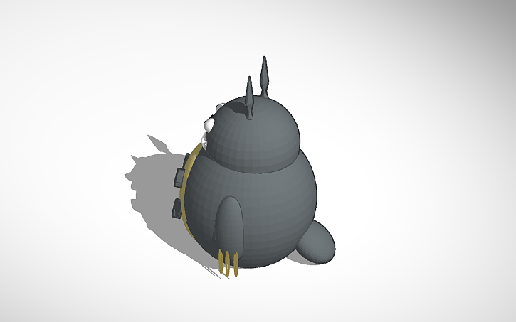 3D design Totoro - Tinkercad