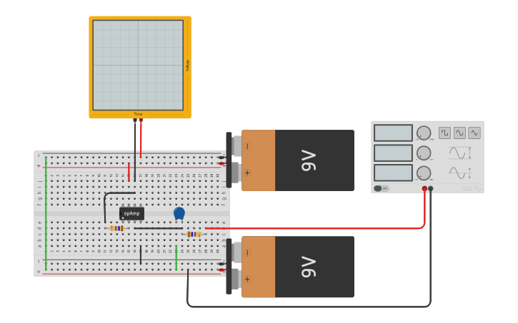 Circuit design Low Pass Filter - Tinkercad Circuit design Low Pass Filter - Tinkercad