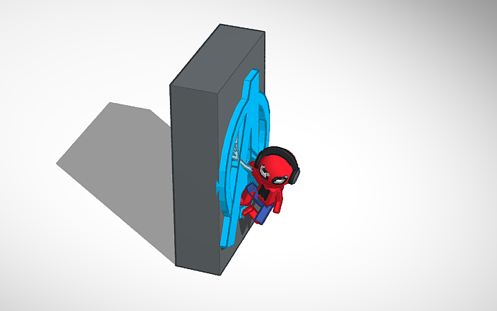 3D design Chibi Spiderman - Tinkercad