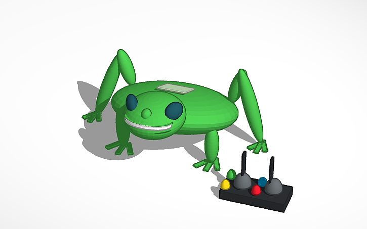 3D design FROG-CAM - Tinkercad