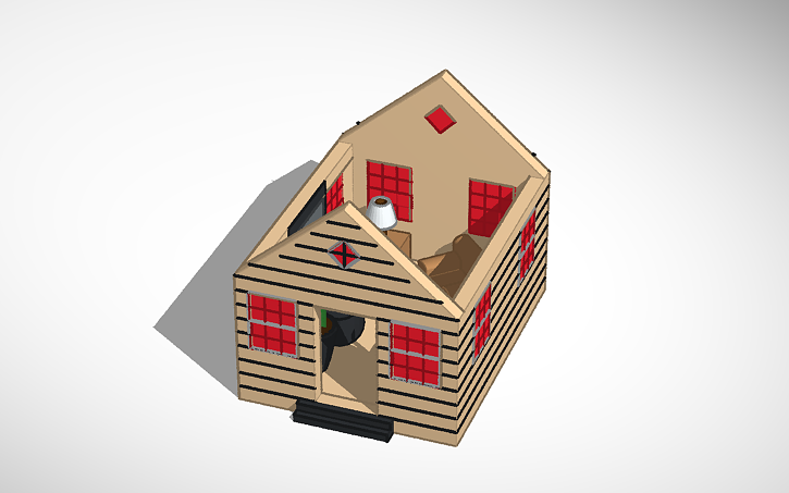 3D design the club house - Tinkercad