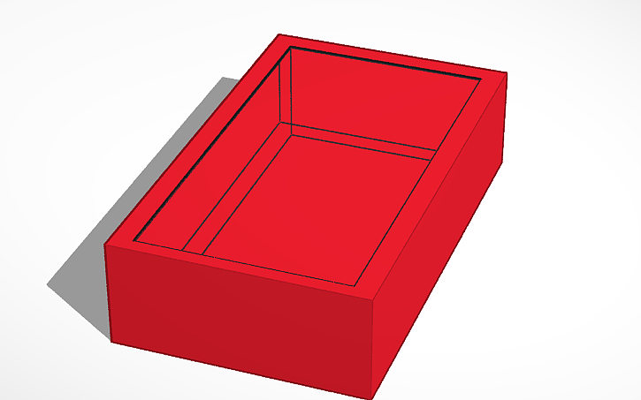 3D design water proof box - Tinkercad